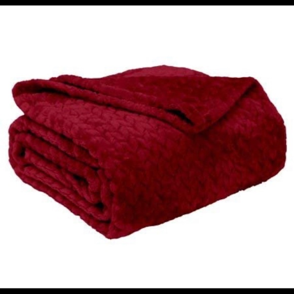 Better Homes And Gardens | Holiday | Better Homes Garden Dark Red Throw ...